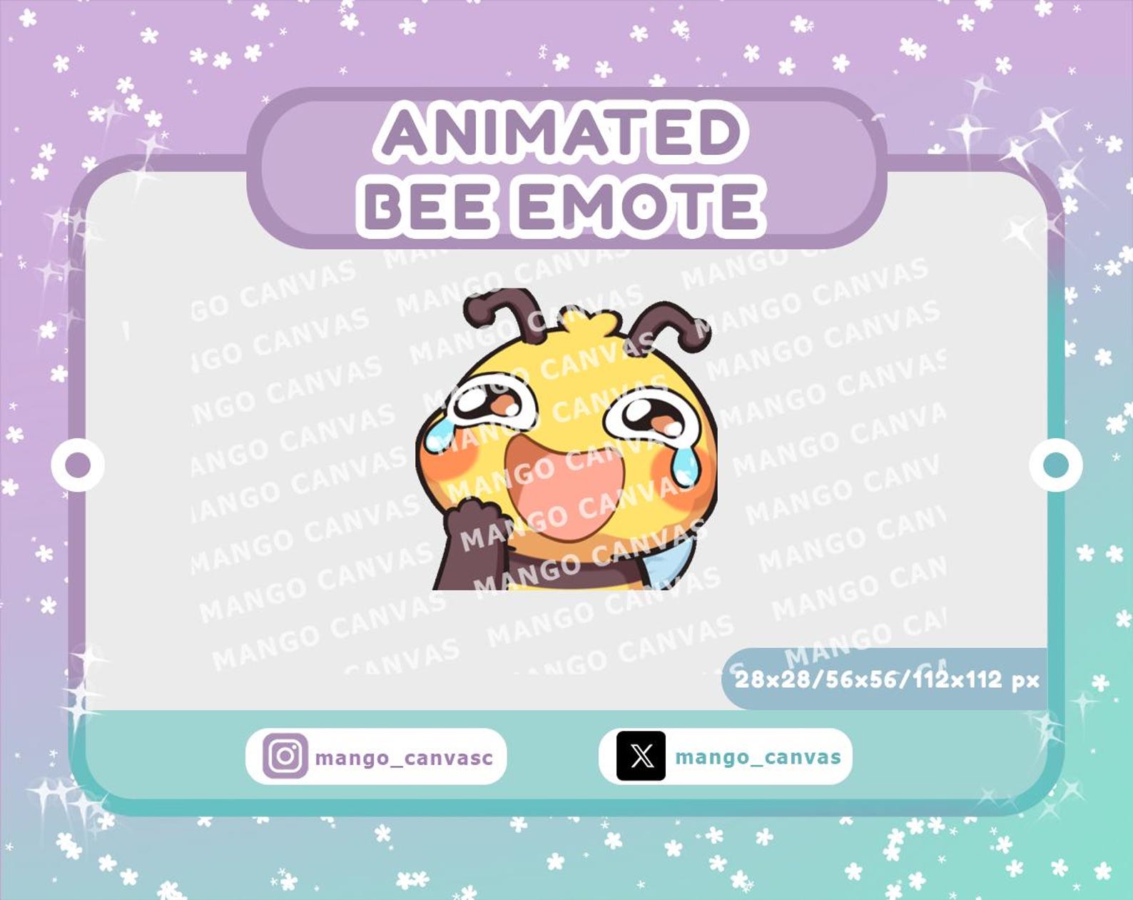 Animated Bee Emote / Laugh Emote - Etsy Australia
