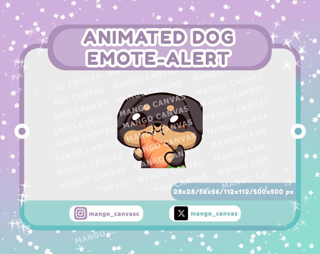 Animated Dachshund Emote-alert/ Eat Emote-alert - Etsy