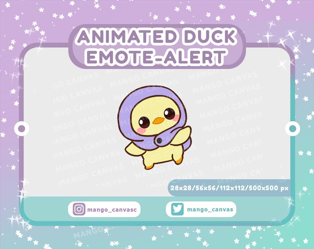 Animated Duck Emote-alert / Spin Emote-alert - Etsy
