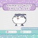 Animated Wolf Emote-howl Emote - Etsy