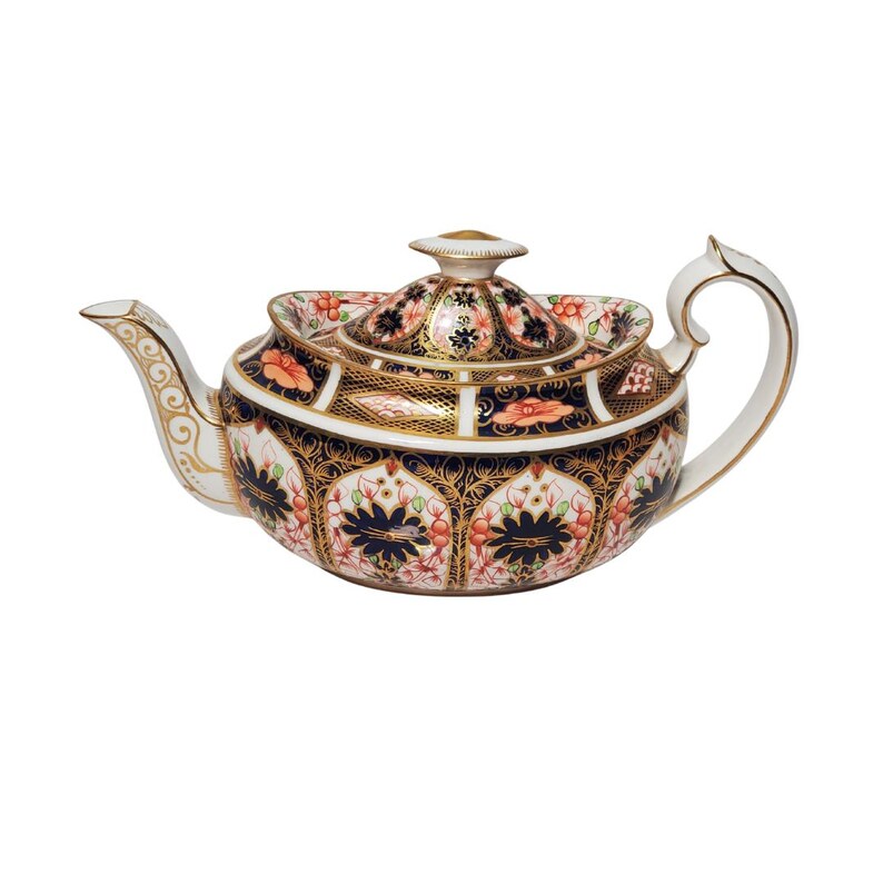 Antique Royal Crown Derby Tea Set: 1128 Old Imari 1920 - Etsy
