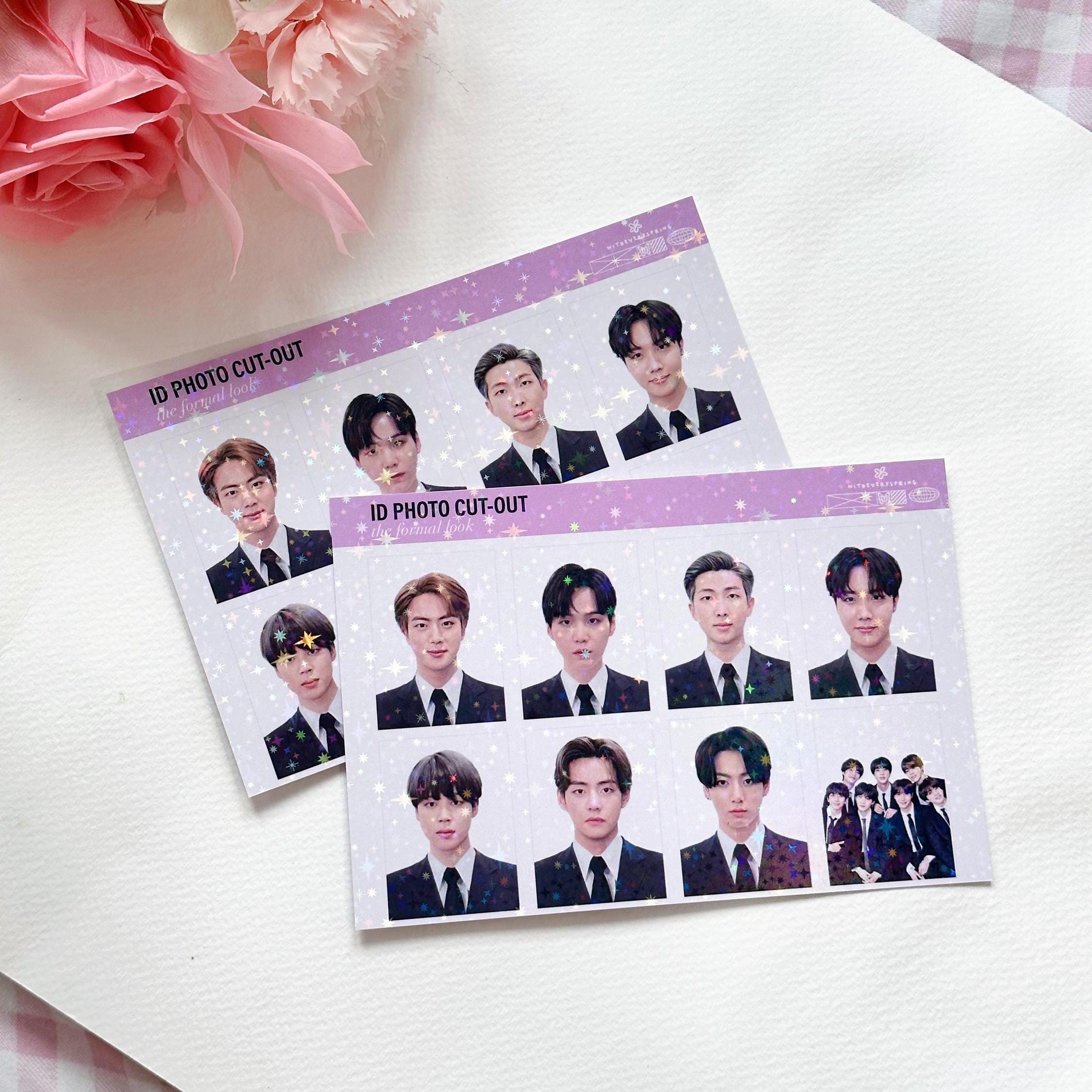 BTS ID Photos (boyfriend & Formal Looks) Kpop Passport Min ID Photos ...