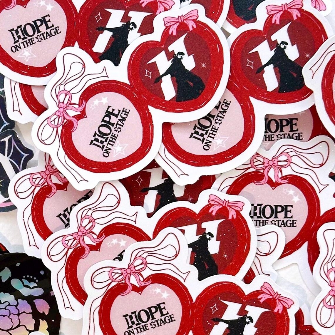 BTS J-hope Hope on the Stage Locket Glitter Sticker Bangtan Hoseok Hobi ...