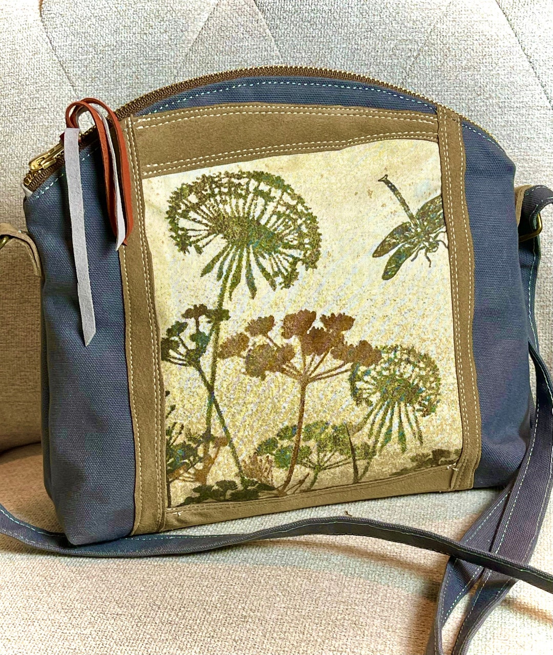 NATURE PURSE, DRAGONFLIES Messenger Bag, Shoulder Bag With Nature ...