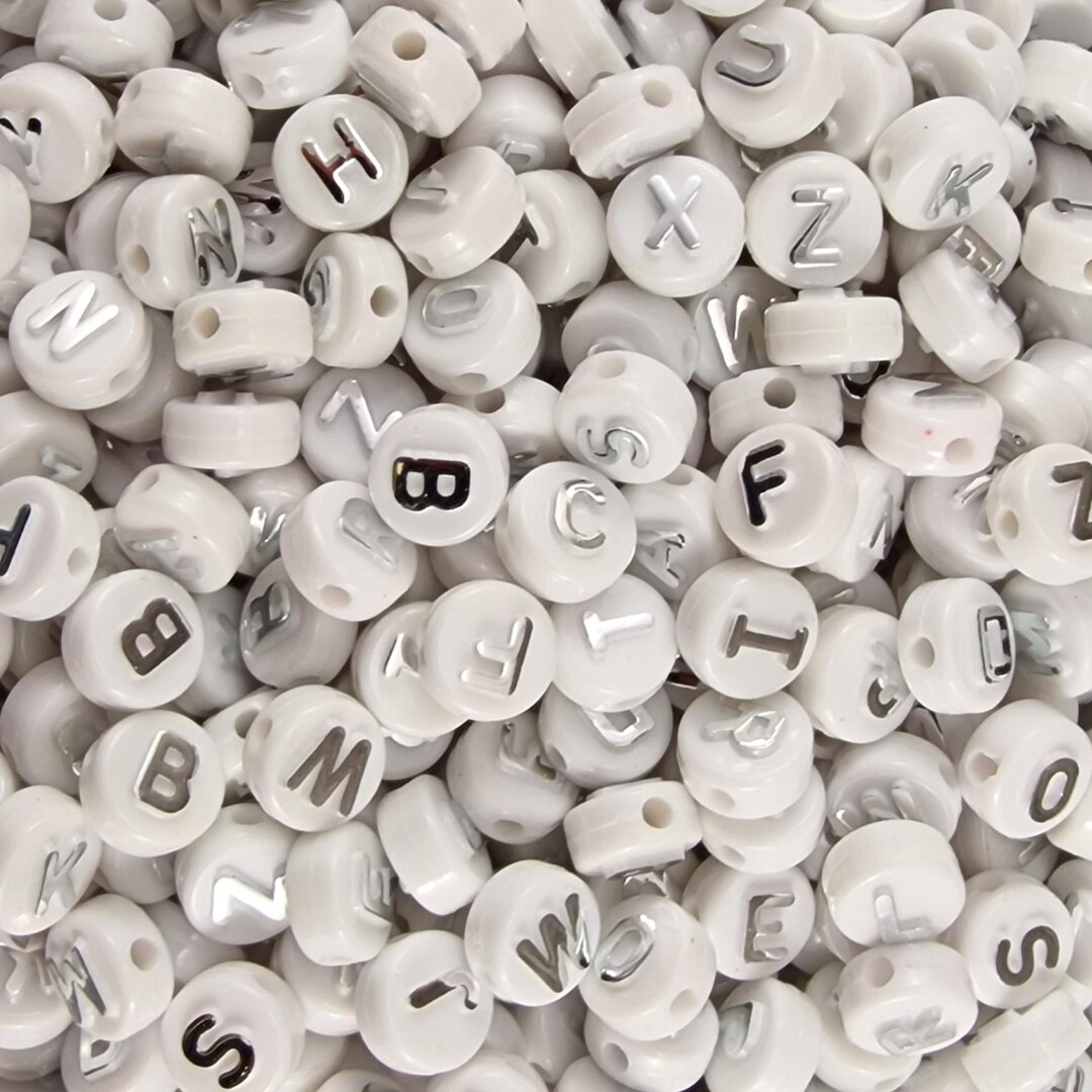 Letter Beads 10 Mm 200/500 Alphabet Jewelry Beads Jewelry Accessories ...