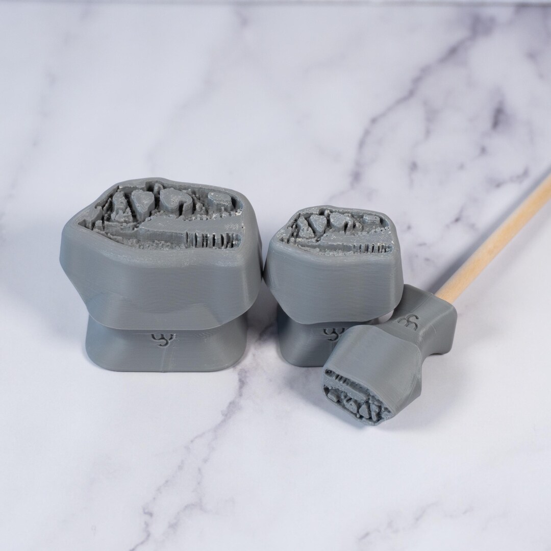 T-rex Dinosaur Skull Fossil Stamp - Photo Textured - Style #1 | Ceramic ...