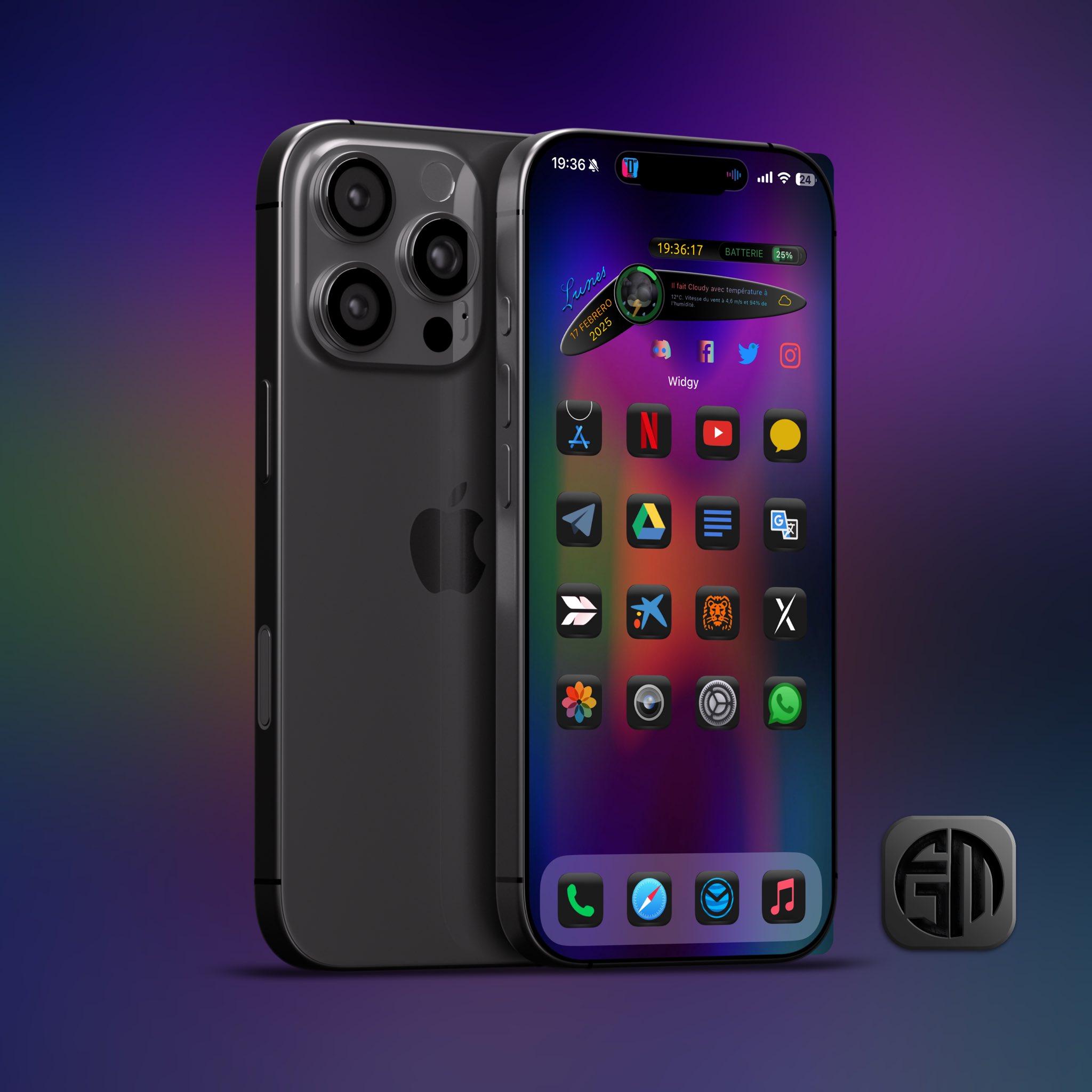 Ios 18 Dark Icons Pack – 2470 Aesthetic Icons + 25 Exclusive Wallpapers ...