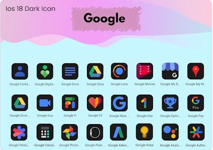 Ios 18 Dark Icons Pack – 2470 Aesthetic Icons + 25 Exclusive Wallpapers ...