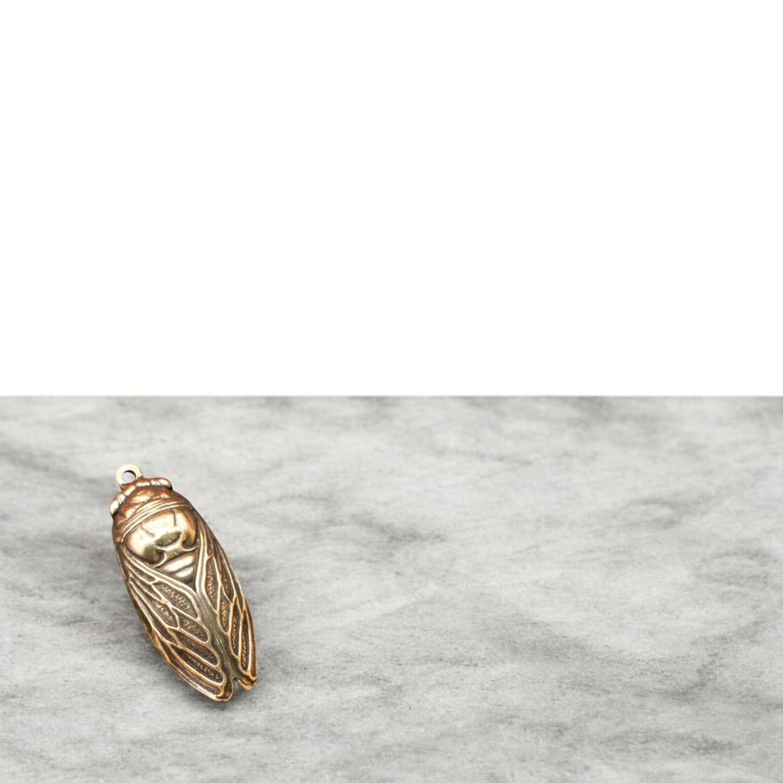 Solid Retro Pure Copper Cicada Pendant - Business Decoration, Office ...