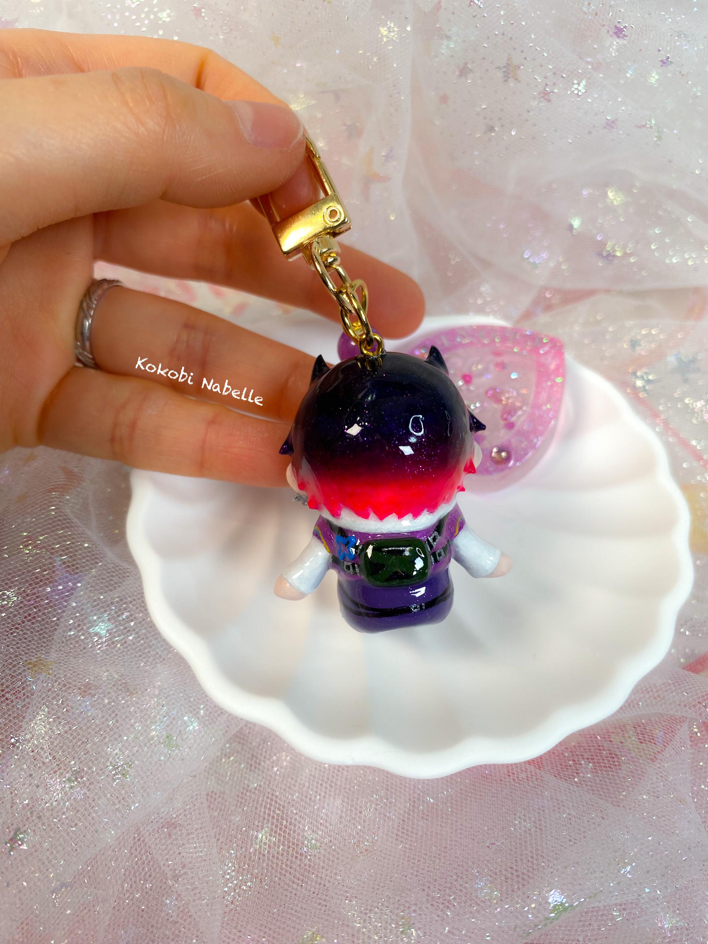 Keychain of Valorant Clove Valorant Figure Cute Keychain Clay Keychain ...