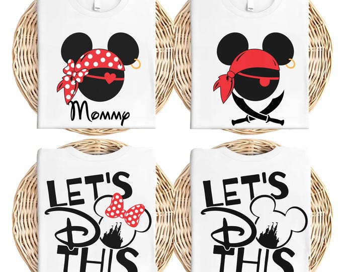 Custom Disney Pirates Family Shirts, Disney Pirates of Caribbean Shirt ...