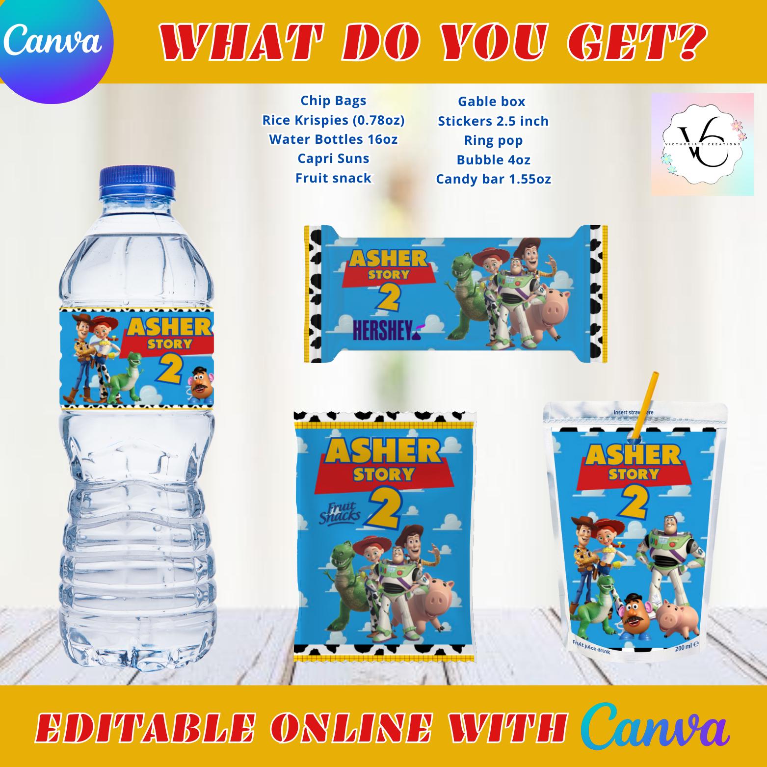 Party Labels - Toy Story - 10 Party Favor Labels - Digital Download ...