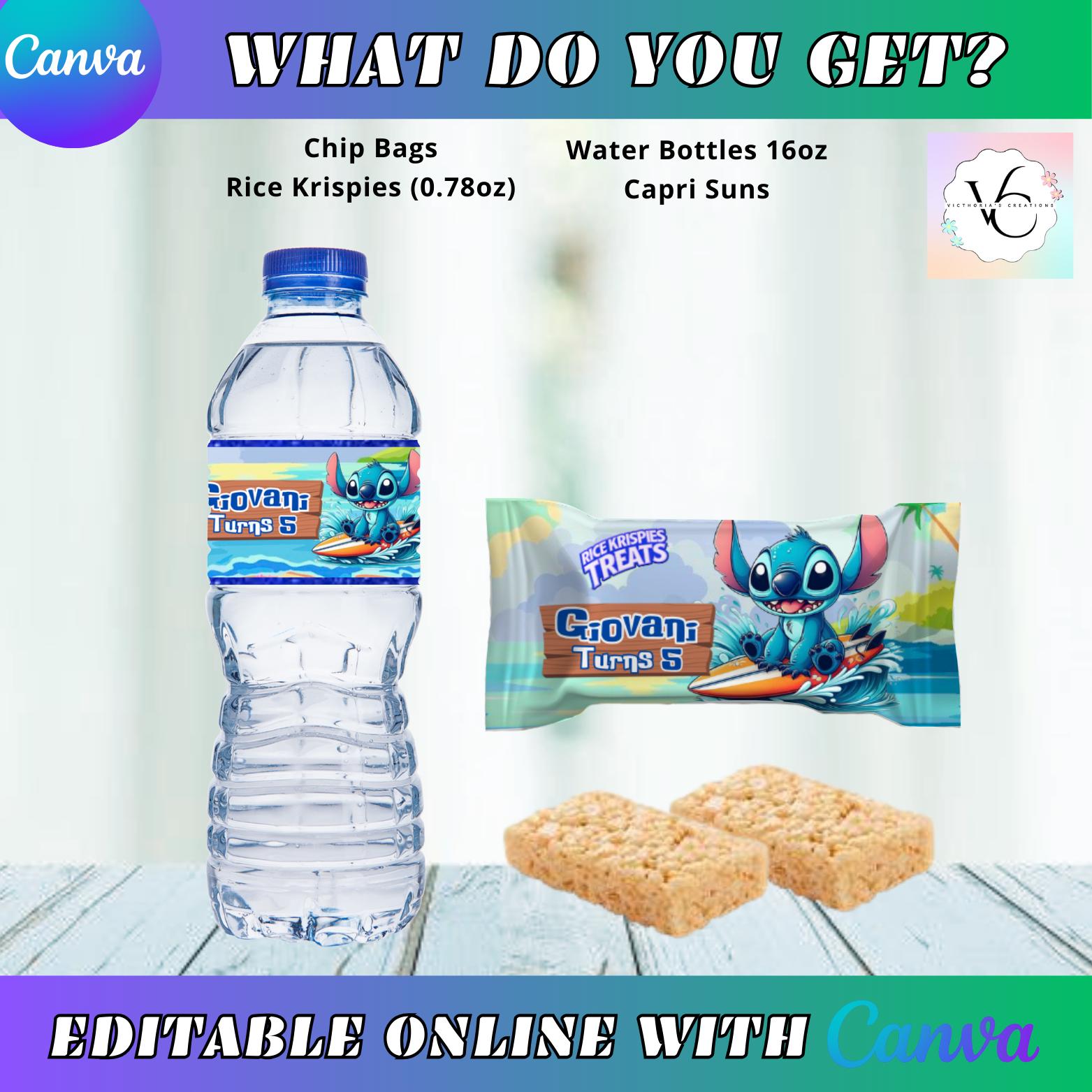 Party Labels Stitch-4 Party Favor Labels Digital Download PDF Files - Etsy