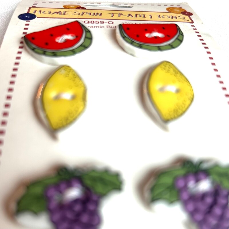 Fruit Buttons - Etsy