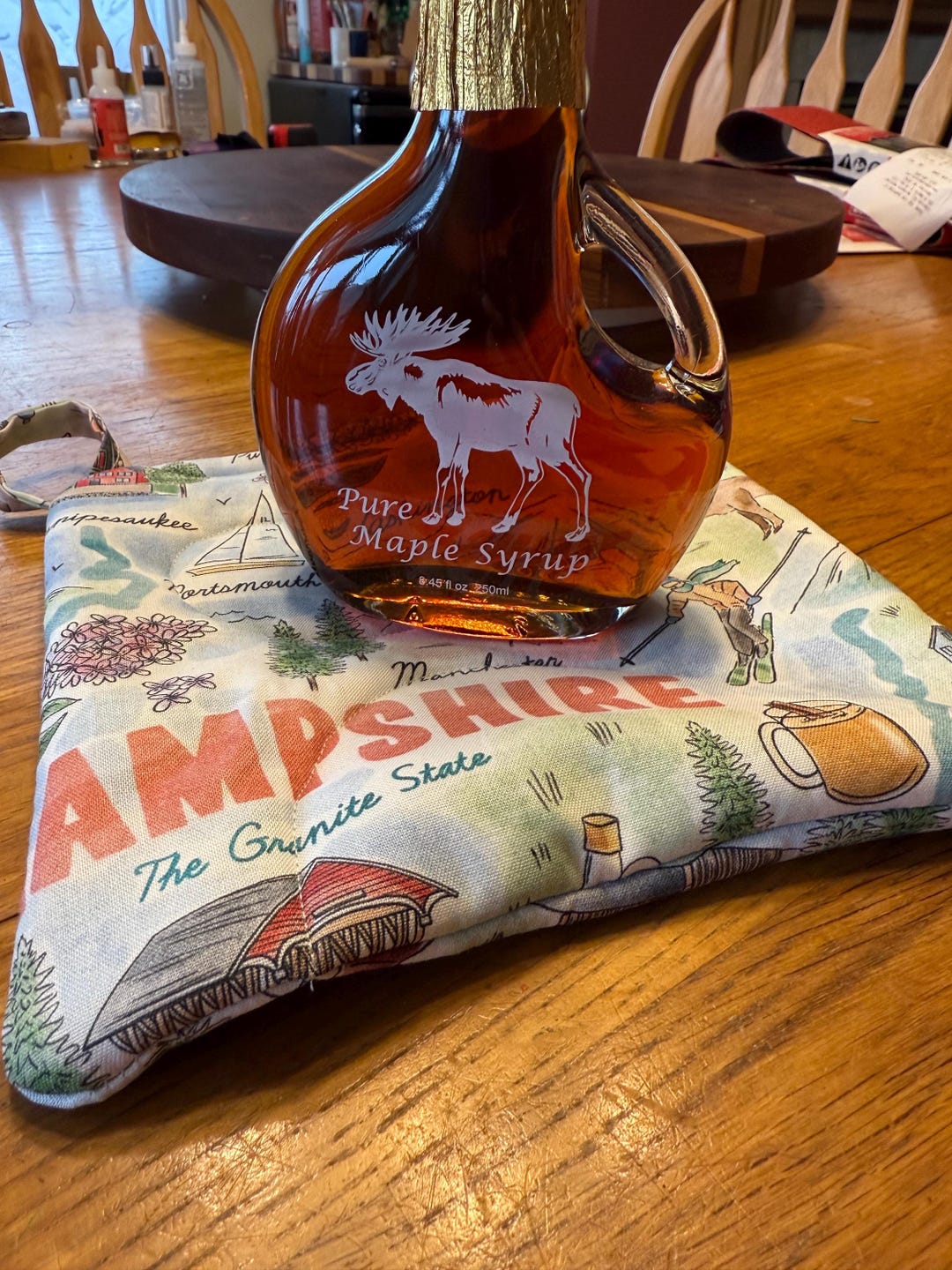 NH Gifts - Seth’s NH Made Maple Syrup and Pot Holder - Etsy