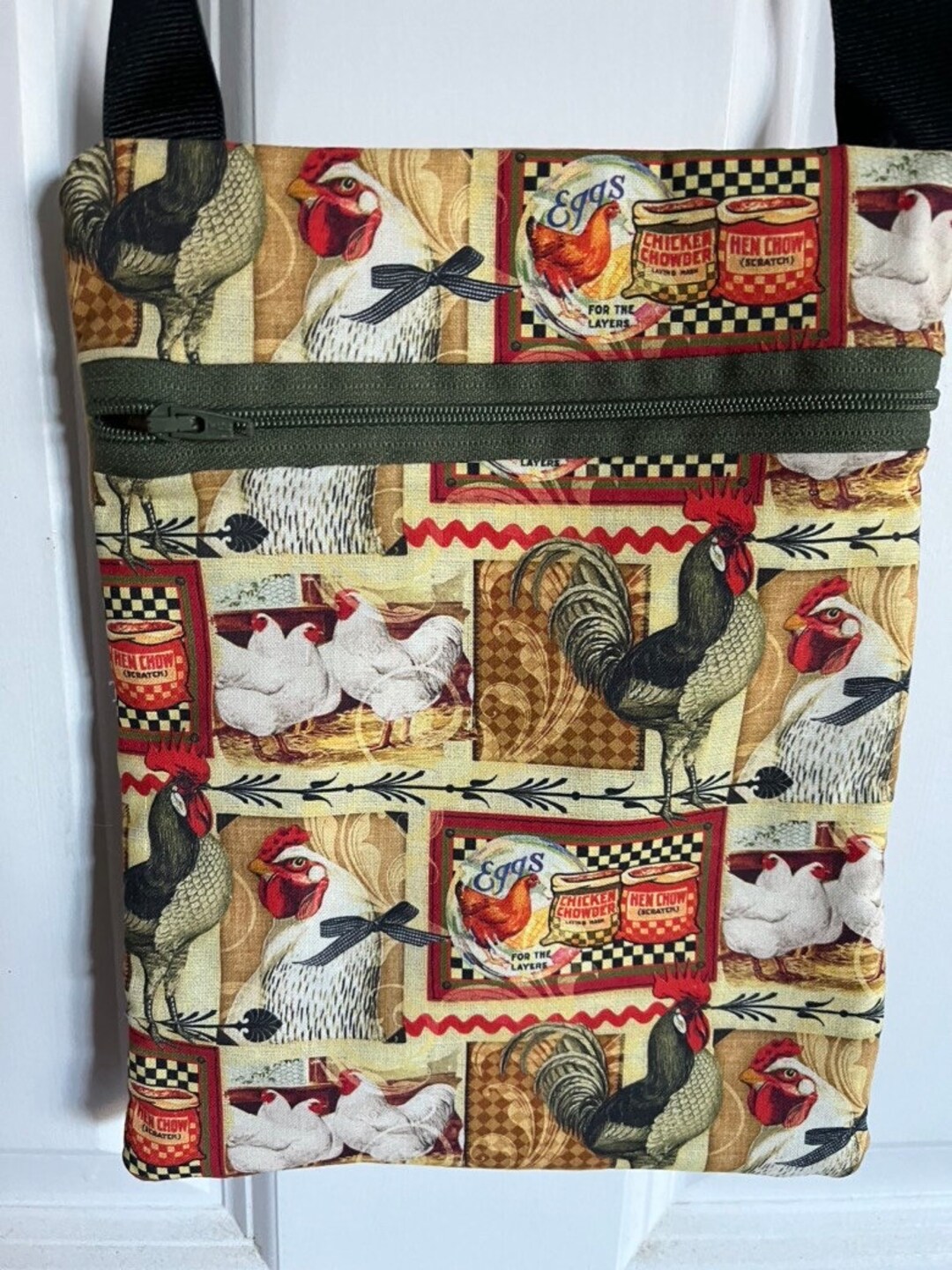 Chicks and Roosters Swing Bag - Etsy