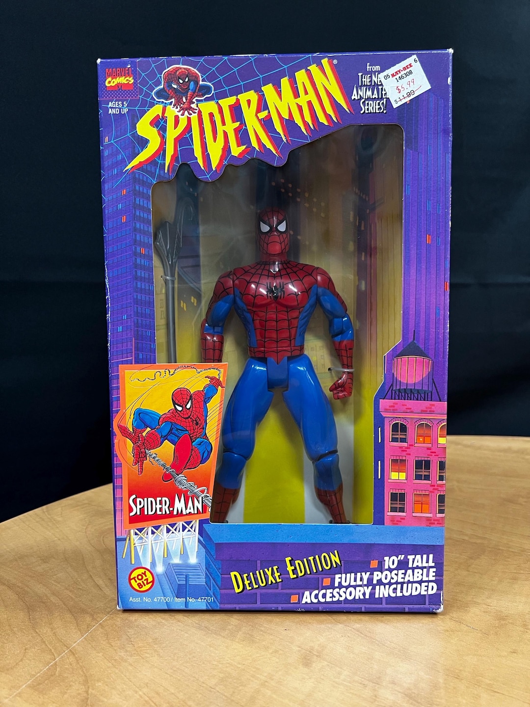 For Sale: 1994 Toy Biz Spider-man Action Figure 10 Brand New in Sealed ...