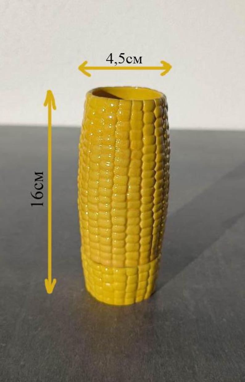 Flower Pot in the Shape of Corn - Etsy