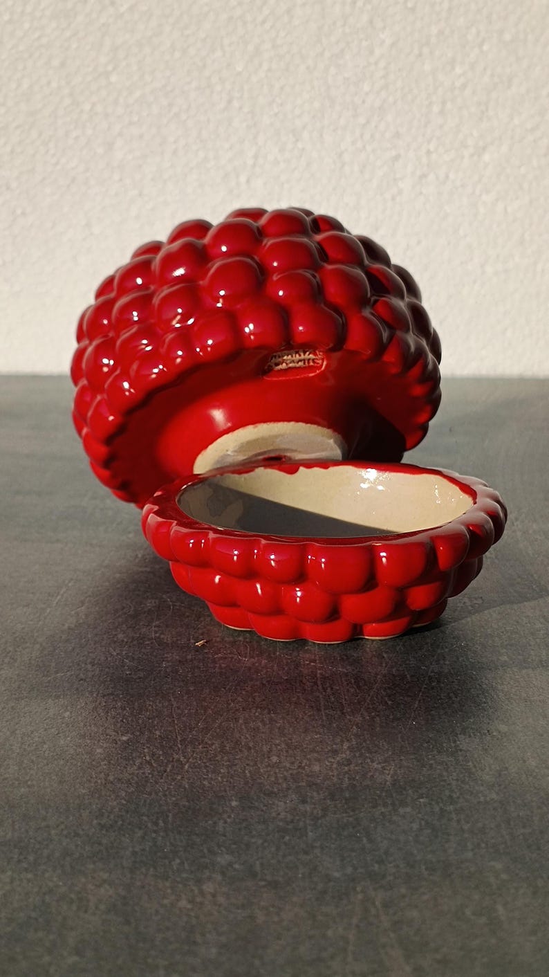 Ceramic Pot in the Shape of Raspberries and Blackberries - Etsy