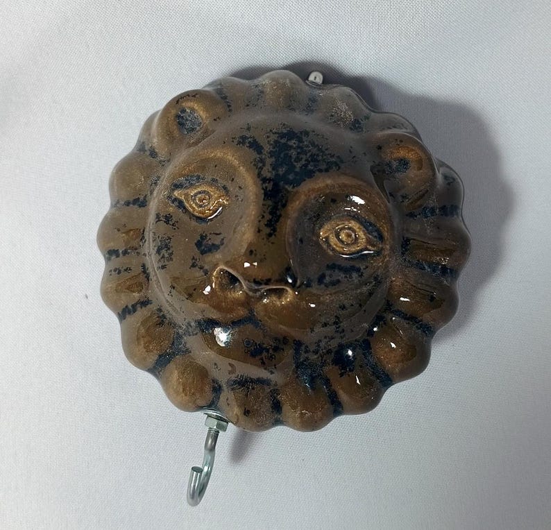 Handcrafted Ceramic Lion Head Wall Hanger - Etsy