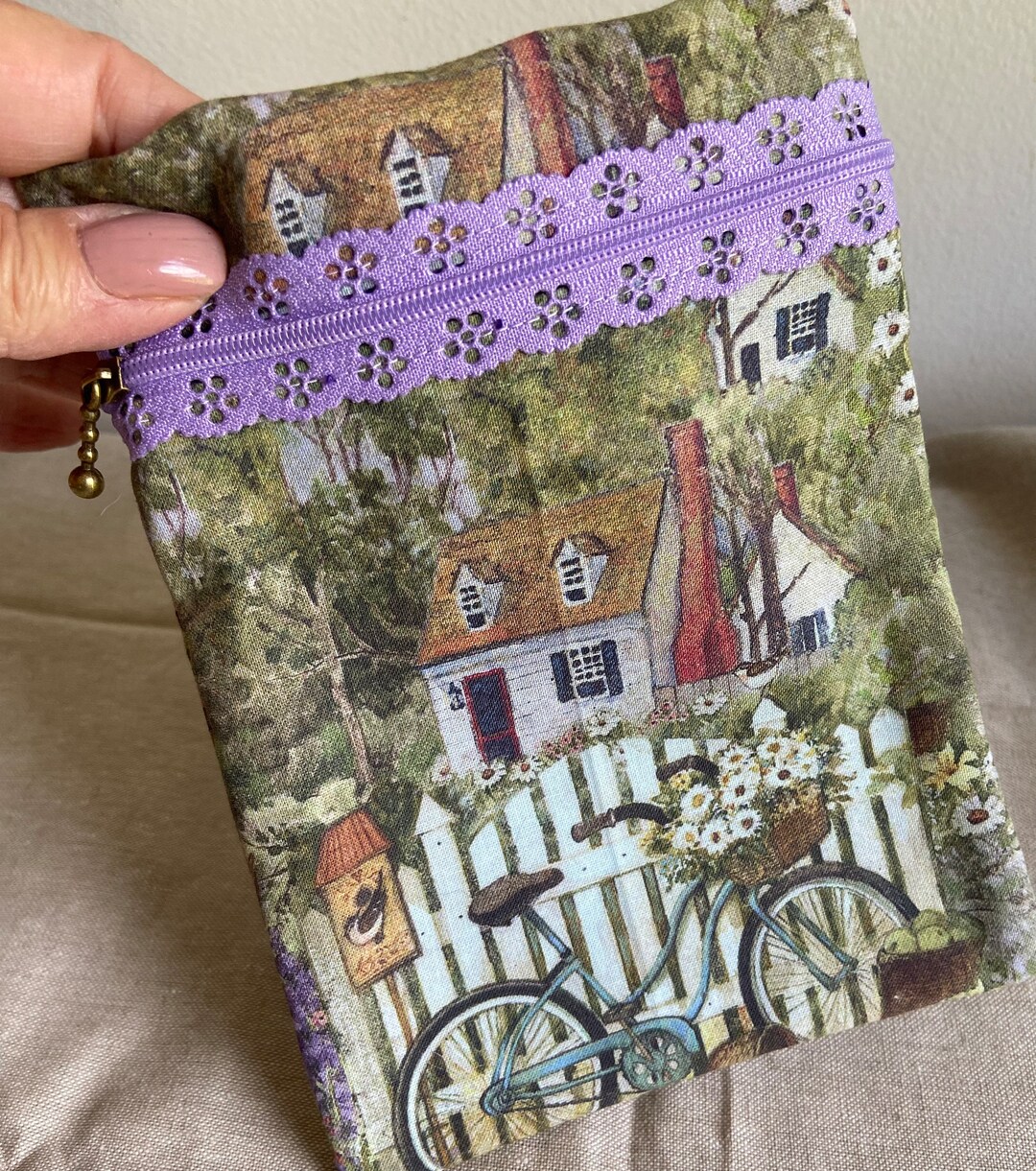 Lacy Zipper Pouch/little Cosmetic Bag/jewelry Pouch/versatile Zipper ...