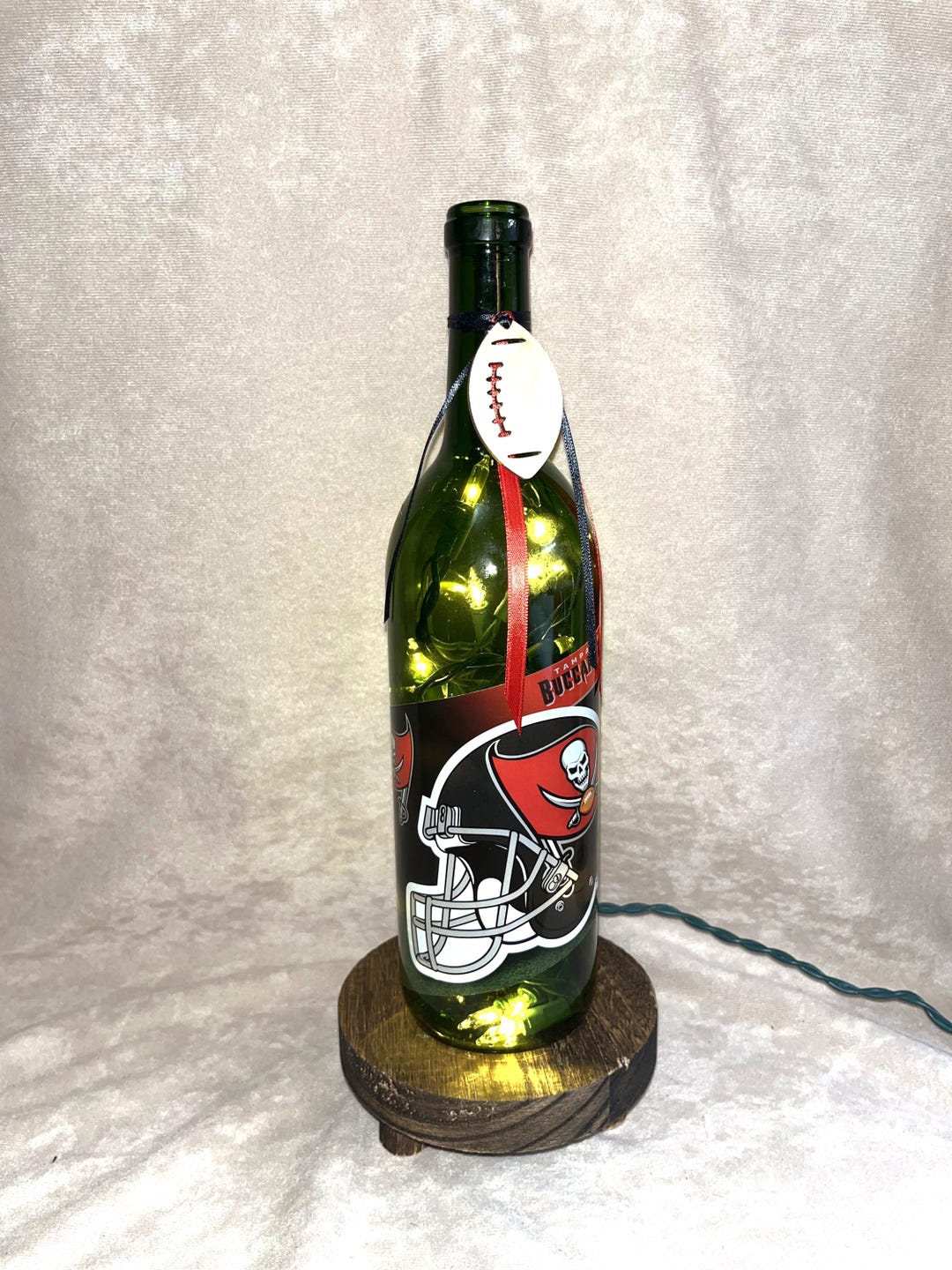 Tampa Bay Buccaneers Lighted Wine Bottle - Etsy