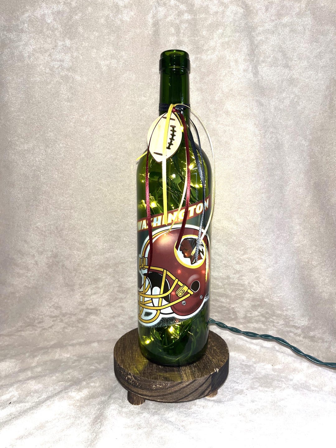 Washington Football Lighted Wine Bottle - Etsy
