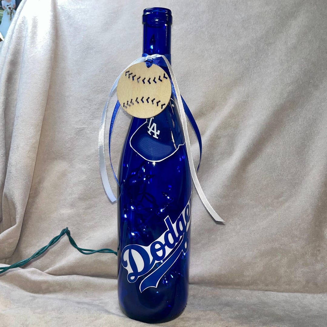 Losa Angeles Dodgers Lighted Wine Bottle - Etsy