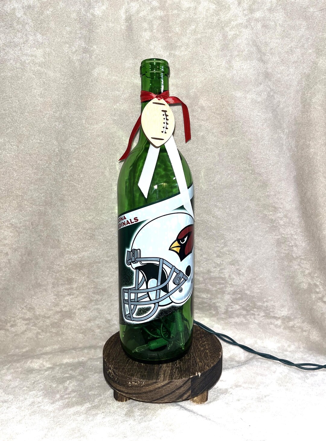 Arizona Cardinals Lighted Wine Bottle - Etsy