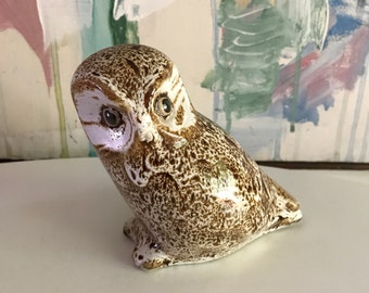 Art pottery owl | Etsy