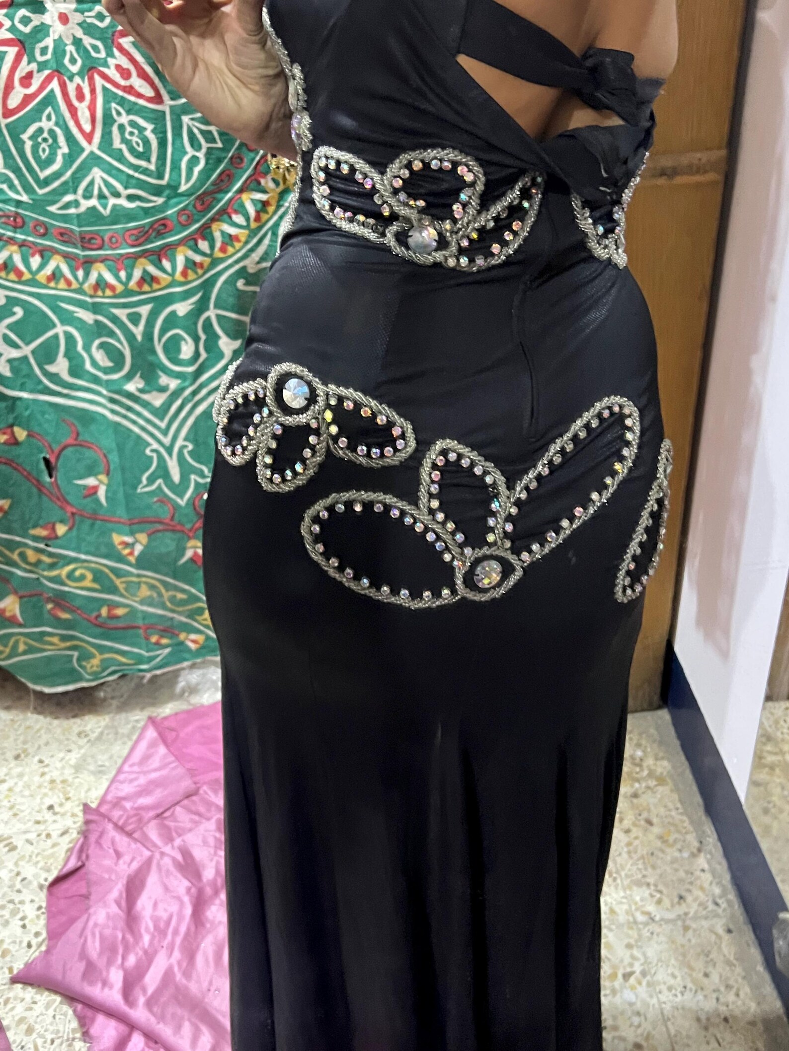Belly Dance Black Baladi Dress, Unique 1 Dress From Italian Lycra With ...