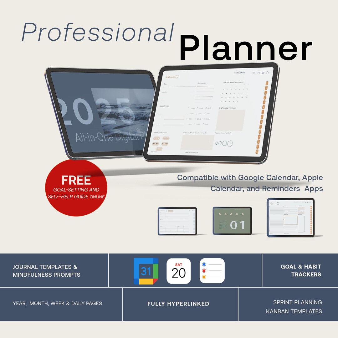 Project Management Kanban Task Board Digital Planner Simplify Your ...