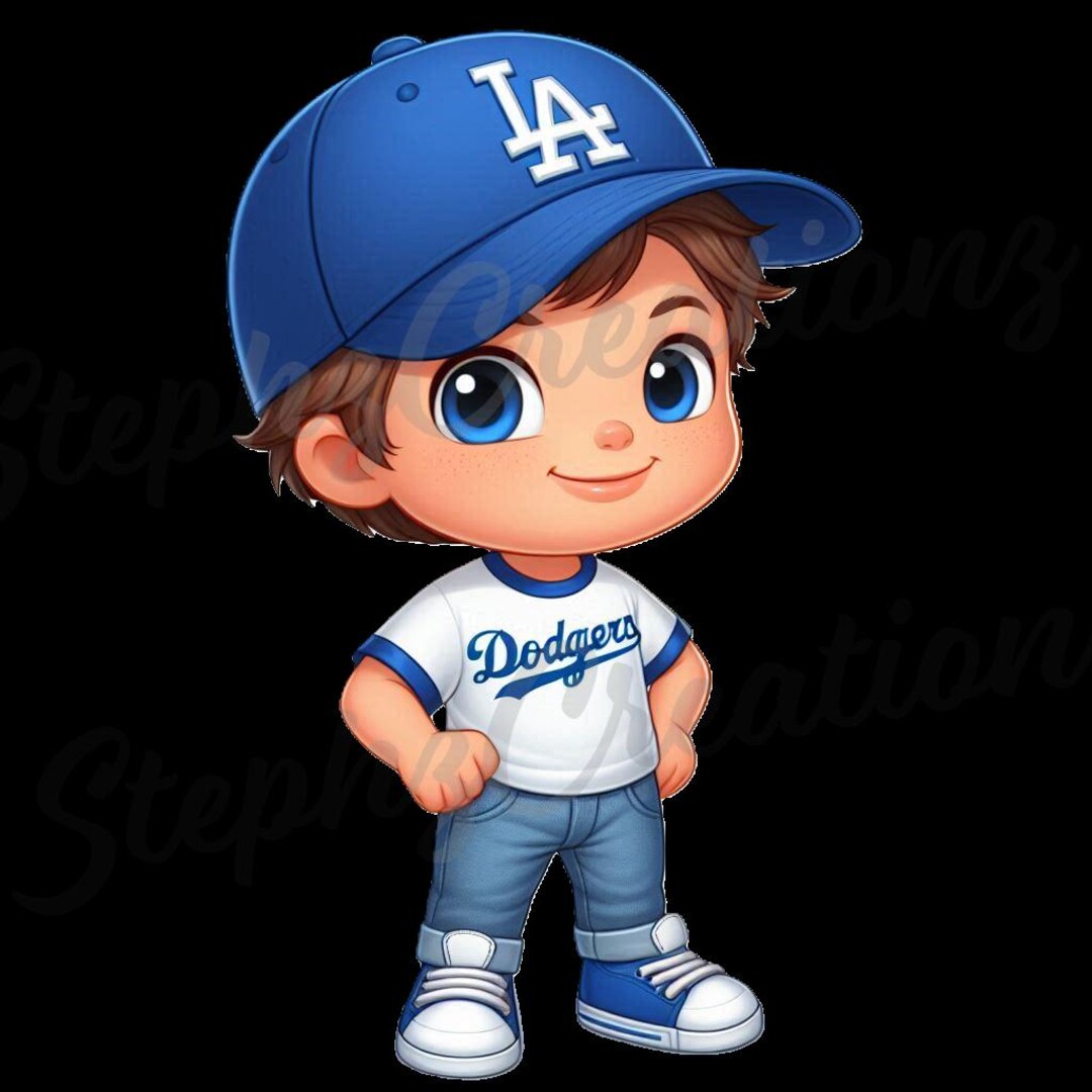 Los Angeles Dodgers Boy digital File - Etsy