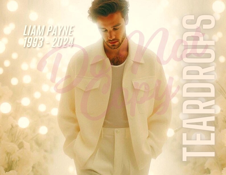 Liam Payne Teardrops - Etsy