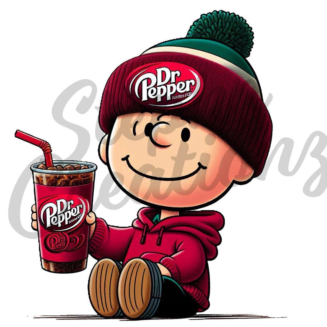 Charlie Brown Dr Pepper - Etsy