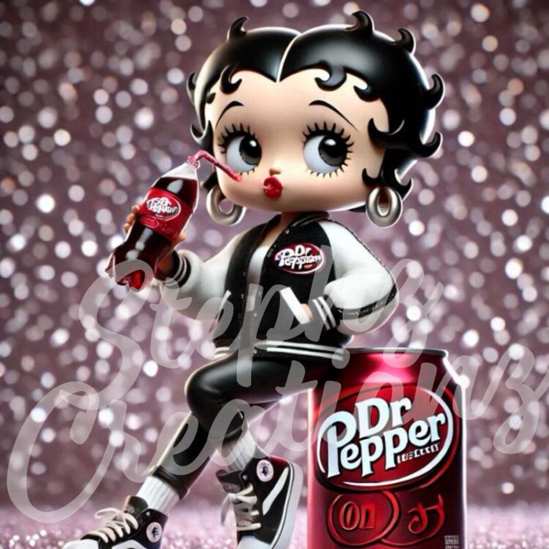 Betty Boop Dr Pepper - Etsy