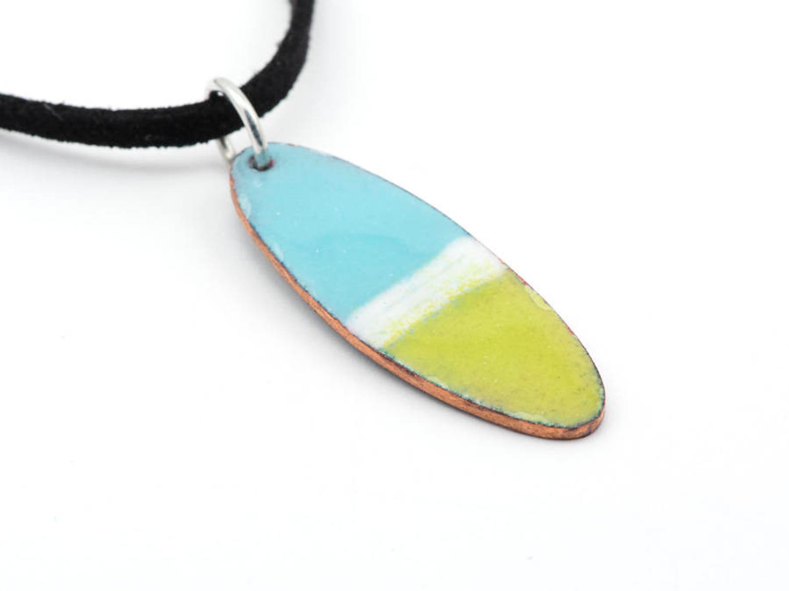 Everyday Enamels Surfboard Pendant, Variety Designs/colors, Mens ...