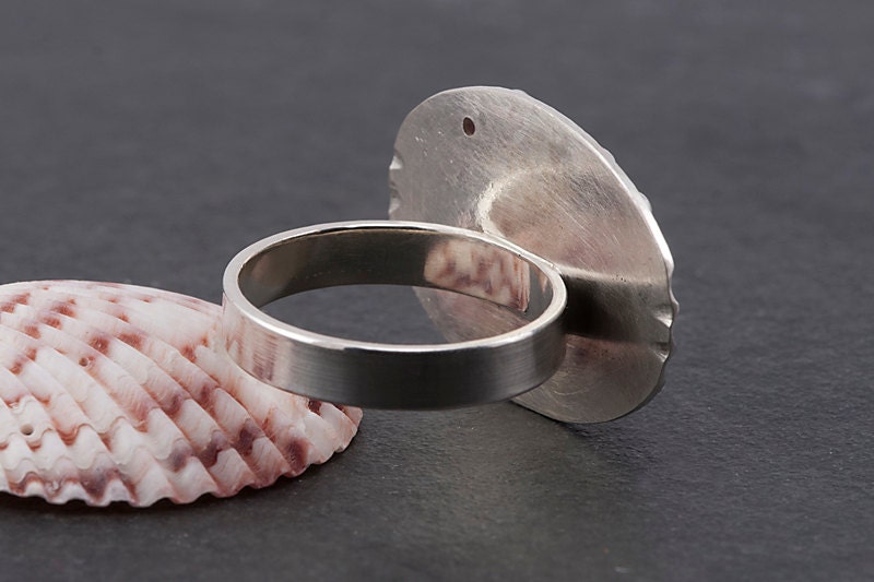 Amazonite Ring - Sterling Silver and Gemstone With Lab Grown Pink ...