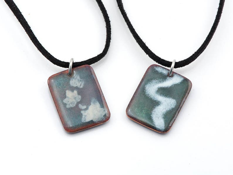 Everyday Enamels - Rectangular Pendant, Enamel Jewelry, Variety of ...