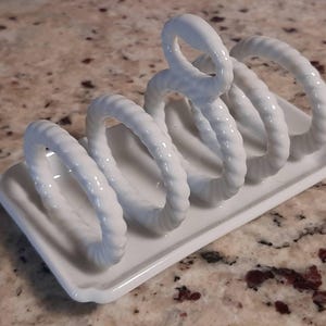 Vintage Ironstone English Toast Holder - Etsy
