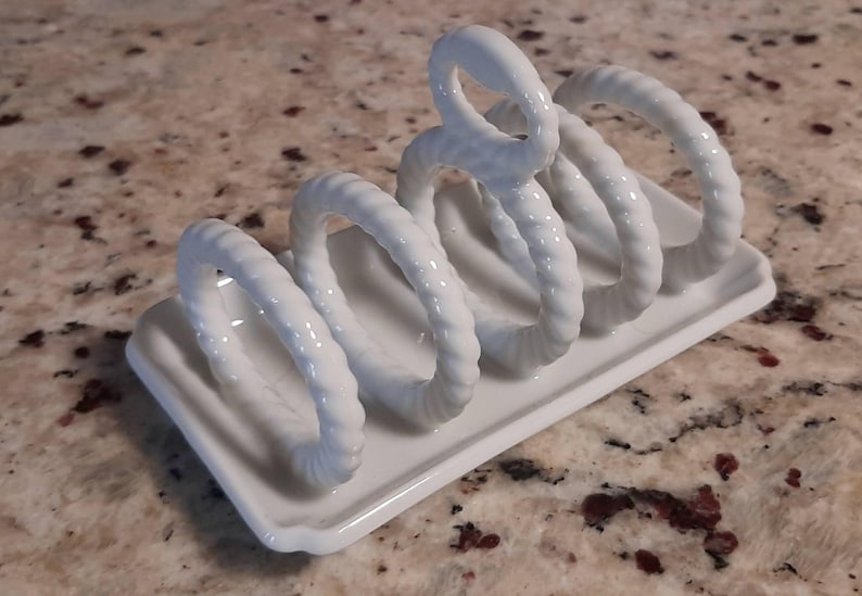 Vintage Ironstone English Toast Holder - Etsy