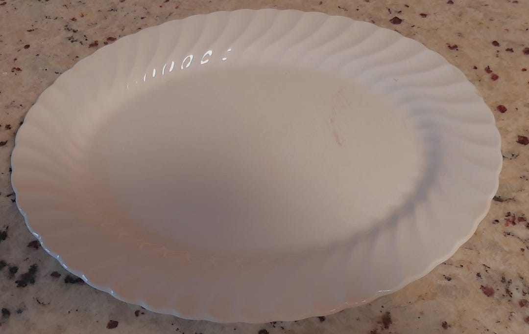Johnson Brothers Snow White Regency Ironstone Platter - Etsy