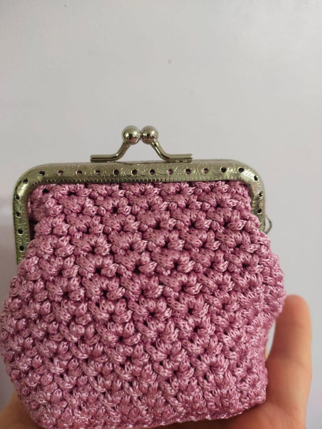 Hand Made Knitted Wallet - Etsy