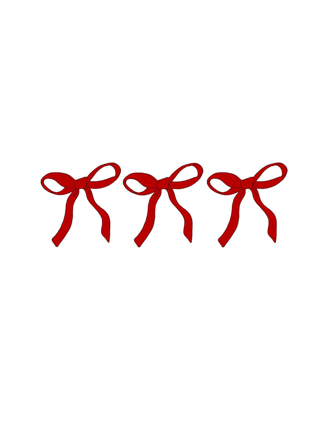 Red Coquette Bow Wall Art - Etsy