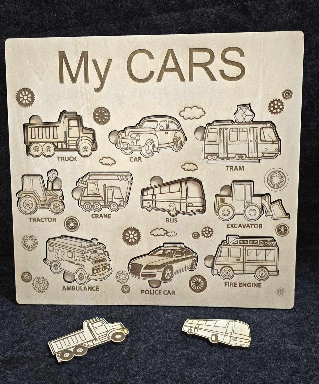 Automobile Puzzle - Etsy