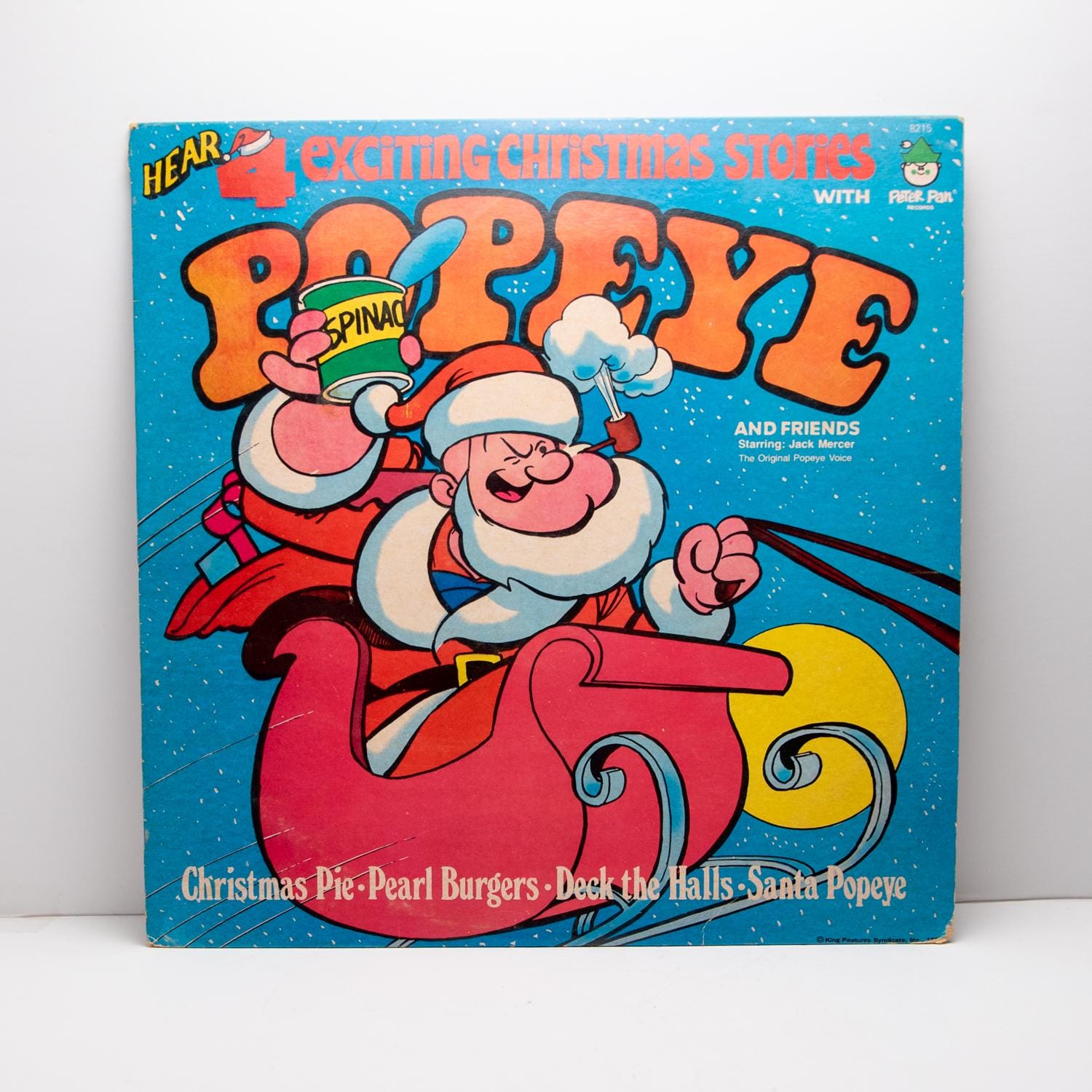 Vintage 1970's Popeye Holiday Featuring Four Exciting Christmas Stories ...