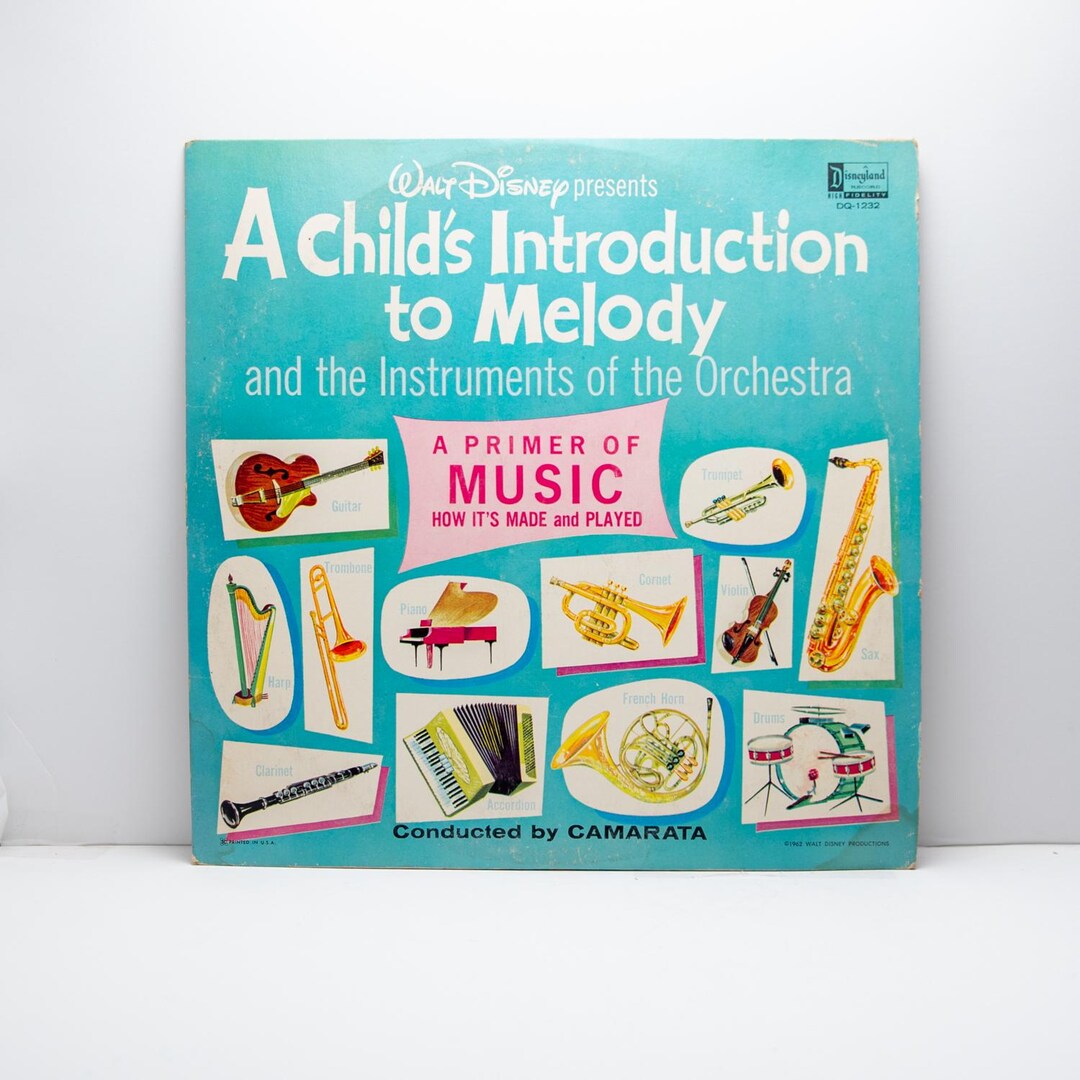Vintage 1964 Walt Disney's A Child's Introduction to Melody ...