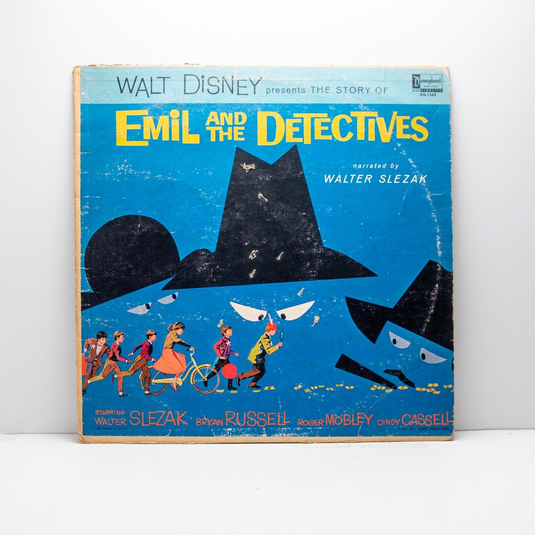 Vintage 1964 Walt Disney's the Story of Emil and the Detectives - Etsy