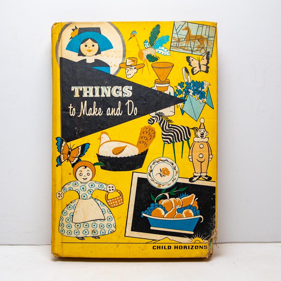 Vintage 1960 Things to Make and Do Children's Educational/craft Book - Etsy