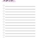 Printable PDF to Do List, Pretty and Minimalistic, Blank, Productivity ...